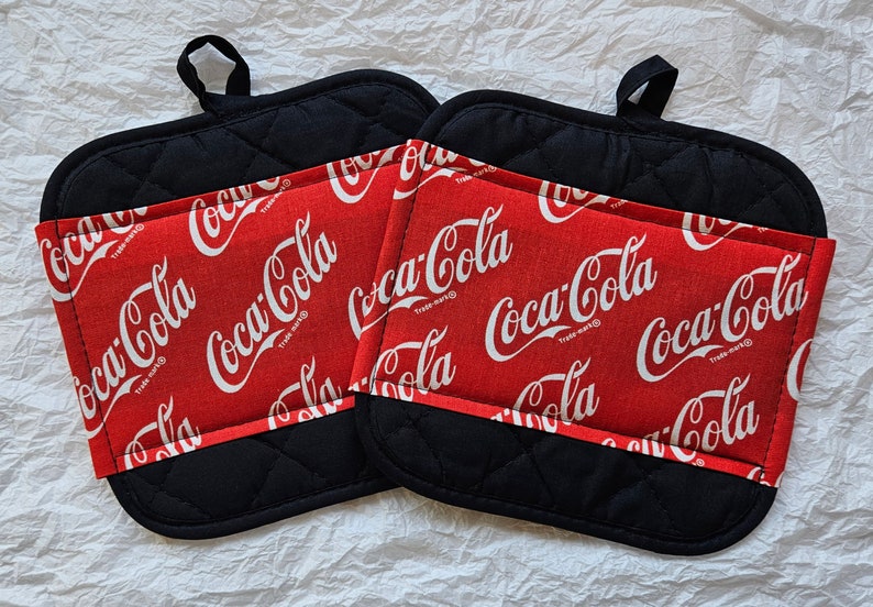Handmade Coca-cola Kitchen Pot Holders - Etsy