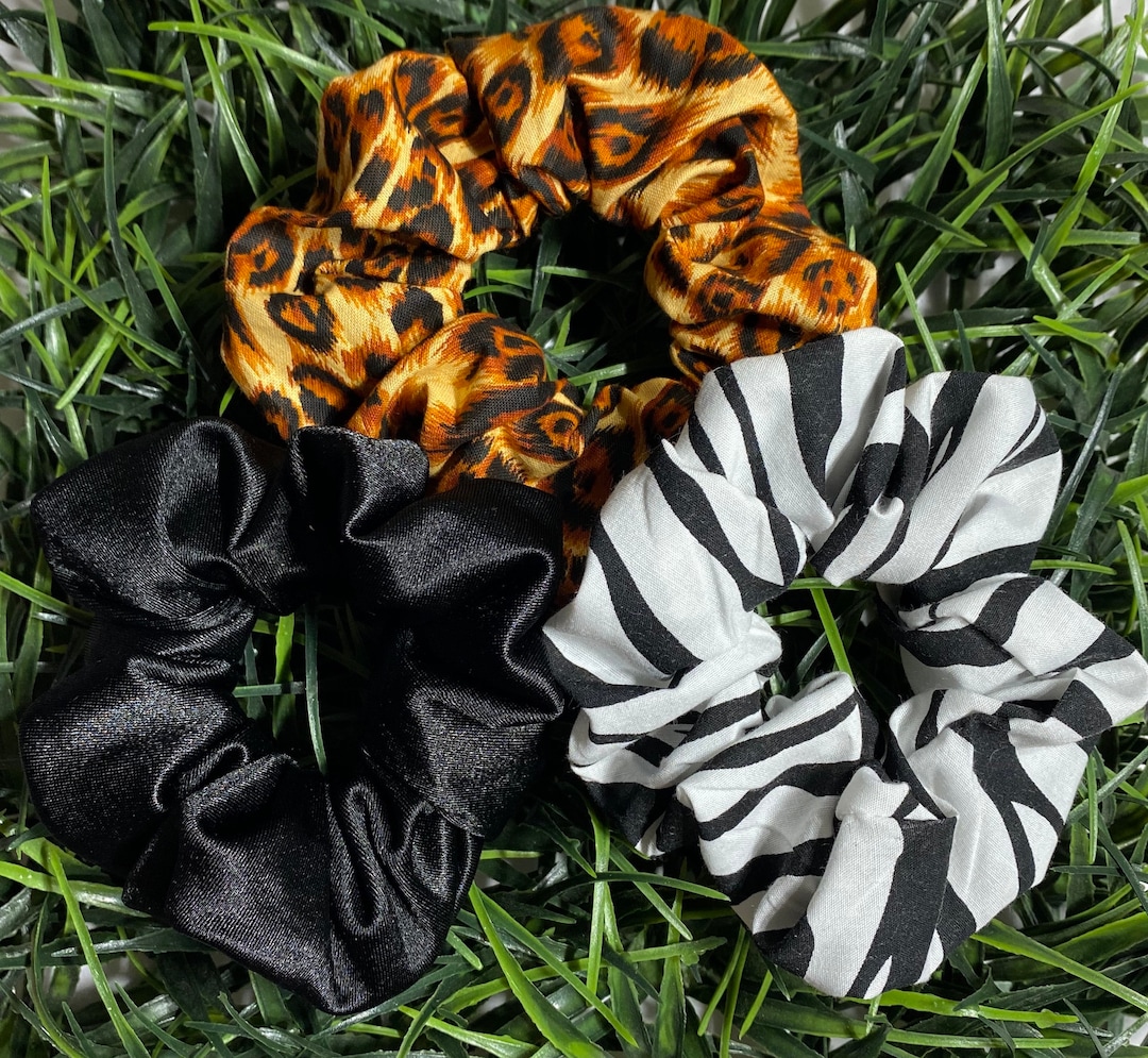 Set Animal Print Scrunchies - Etsy