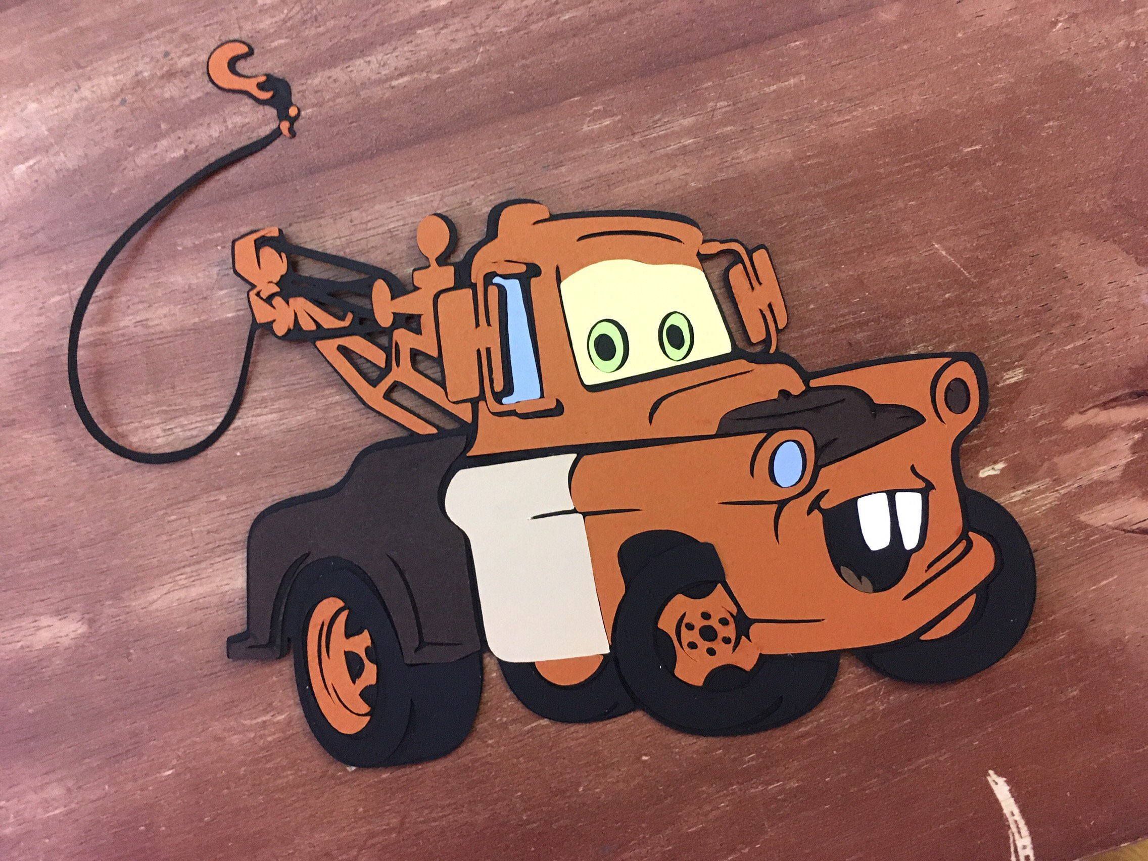 Mater Die Cut From Cars Etsy