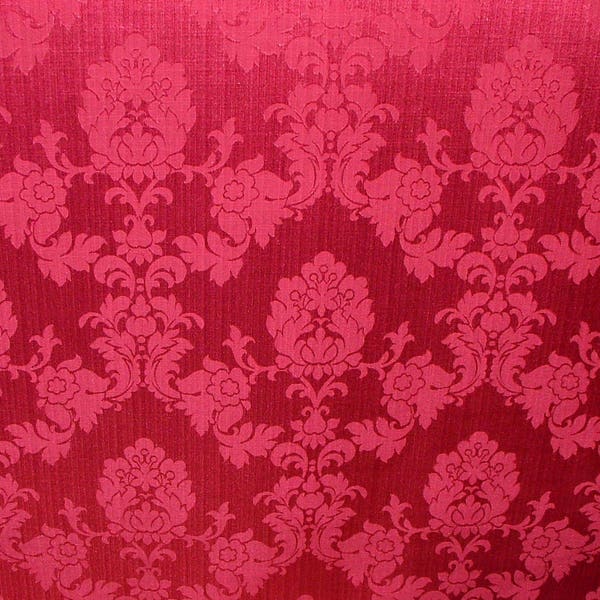 Pink Damask Fabric - Etsy