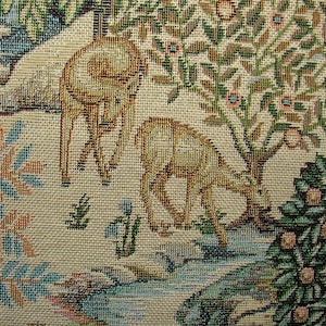 William Morris the Brook Natural Tapestry Curtain Upholstery Cushion ...