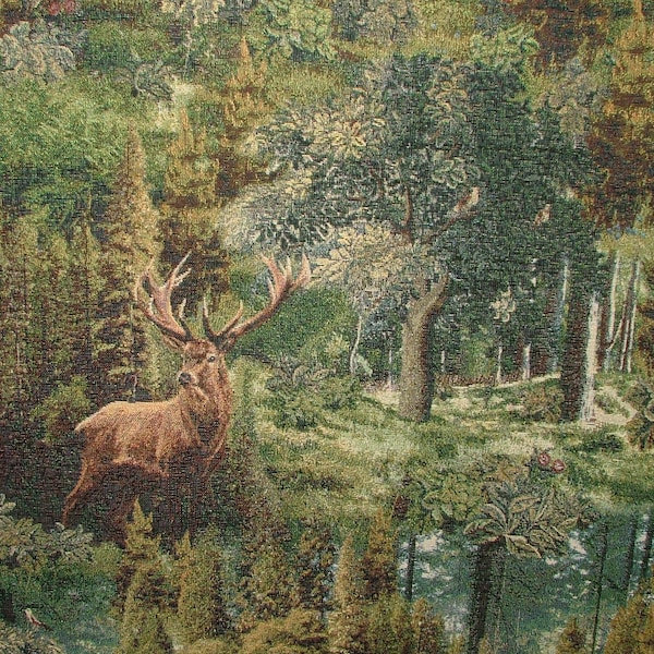Stag Fabric - Etsy