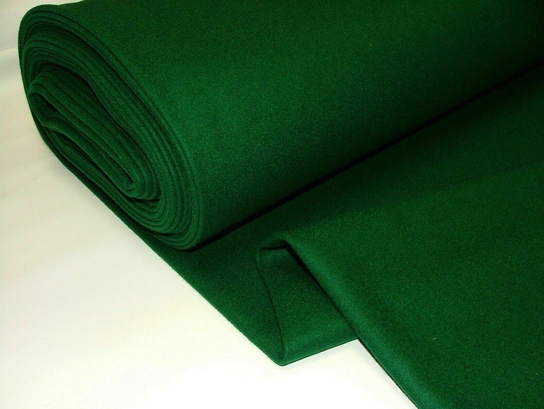 80% Wool High Quality Green Baize Fabric to Recover Playing Card Bridge ...