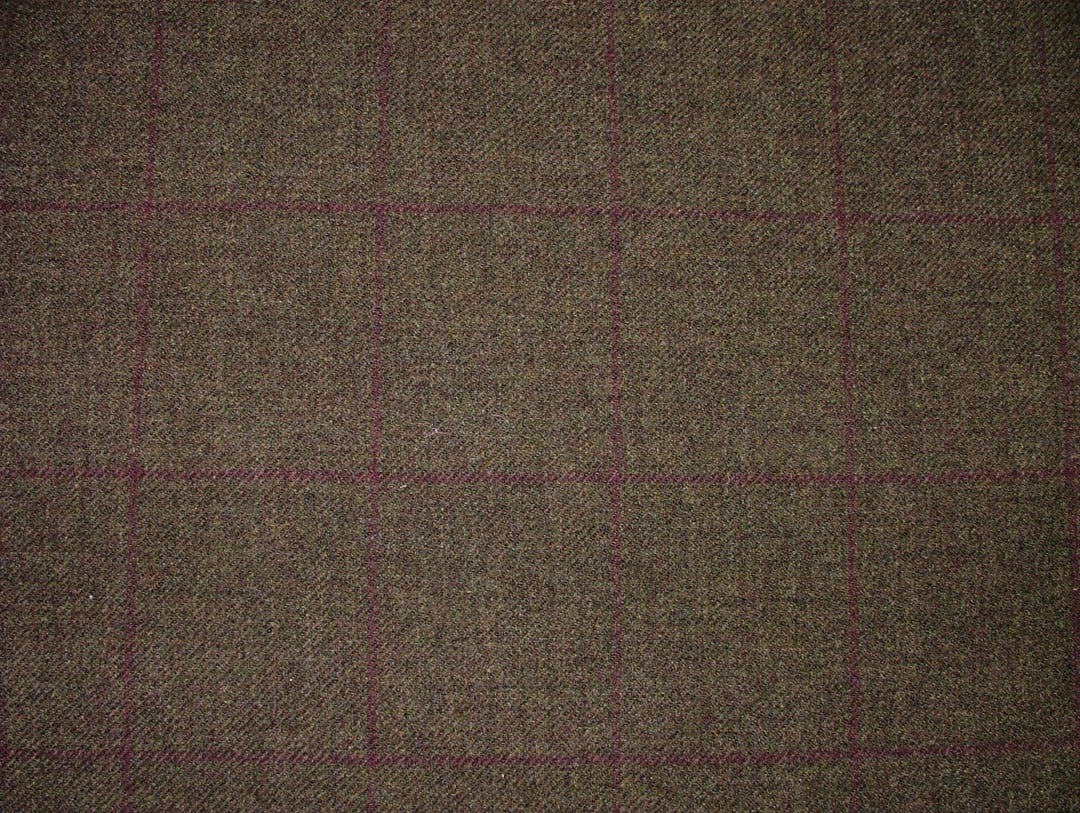 100% Shetland Wool Heather Brindle Tartan Upholstery Curtain Cushion ...