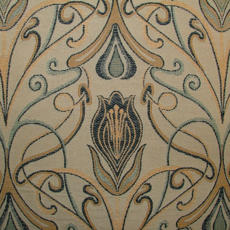 Mucha Nouveau Fabric - Etsy UK