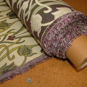 Art Nouveau Pugin Mulberry Woven Jacquard Curtain Upholstery Cushion ...