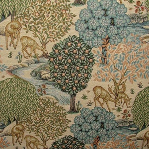 William Morris the Brook Natural Tapestry Curtain Upholstery Cushion ...