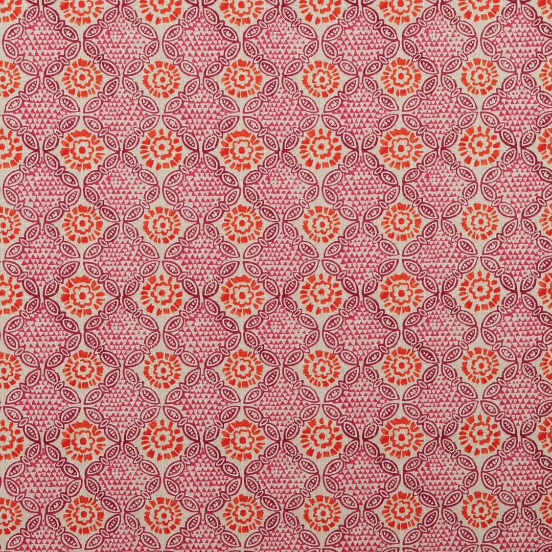 Grand Bazaar Hot Pink 100% BCI Cotton Curtain Upholstery Cushion Roman ...