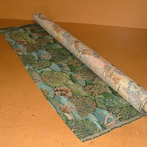 Green Meadow Tree Tapestry Fabric Curtain Upholstery Cushion Blanket ...