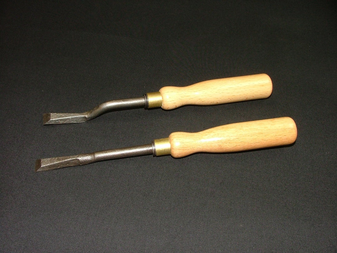 Upholstery Tool Kit 10 - Wooden Straight Bent Ripping Chisel - DIY ...