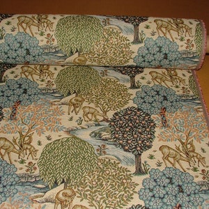 William Morris the Brook Natural Tapestry Curtain Upholstery Cushion ...