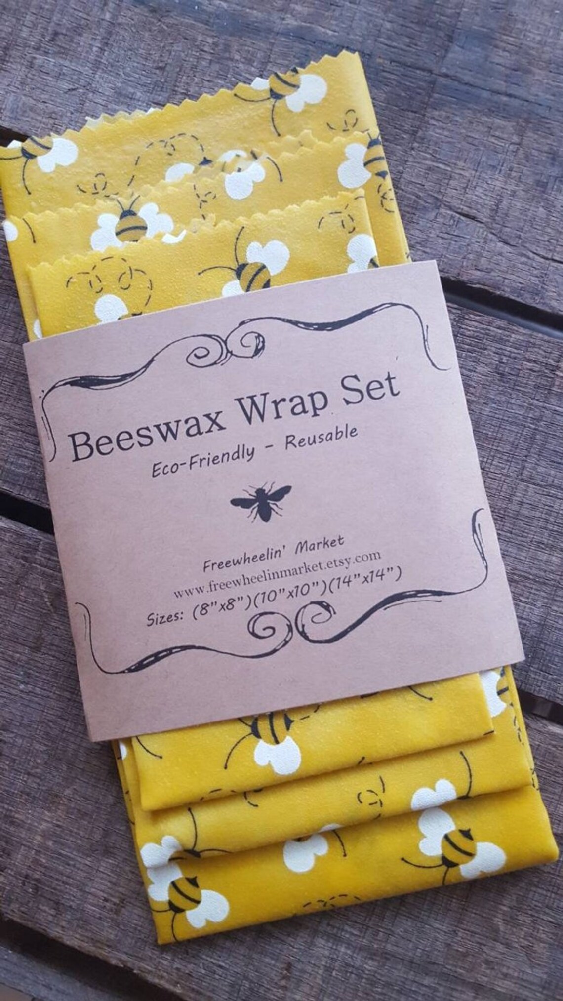 Beeswax Food Wraps Ecofriendlyreusable - Etsy