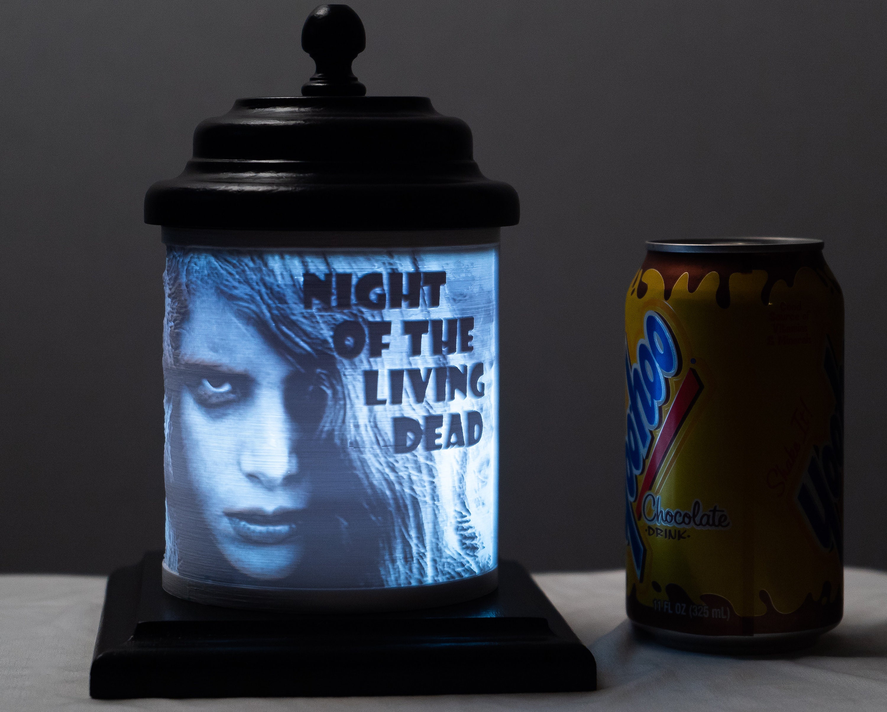 Horror Themed Lamps Night of the Living Dead Wooden Lamp - Etsy