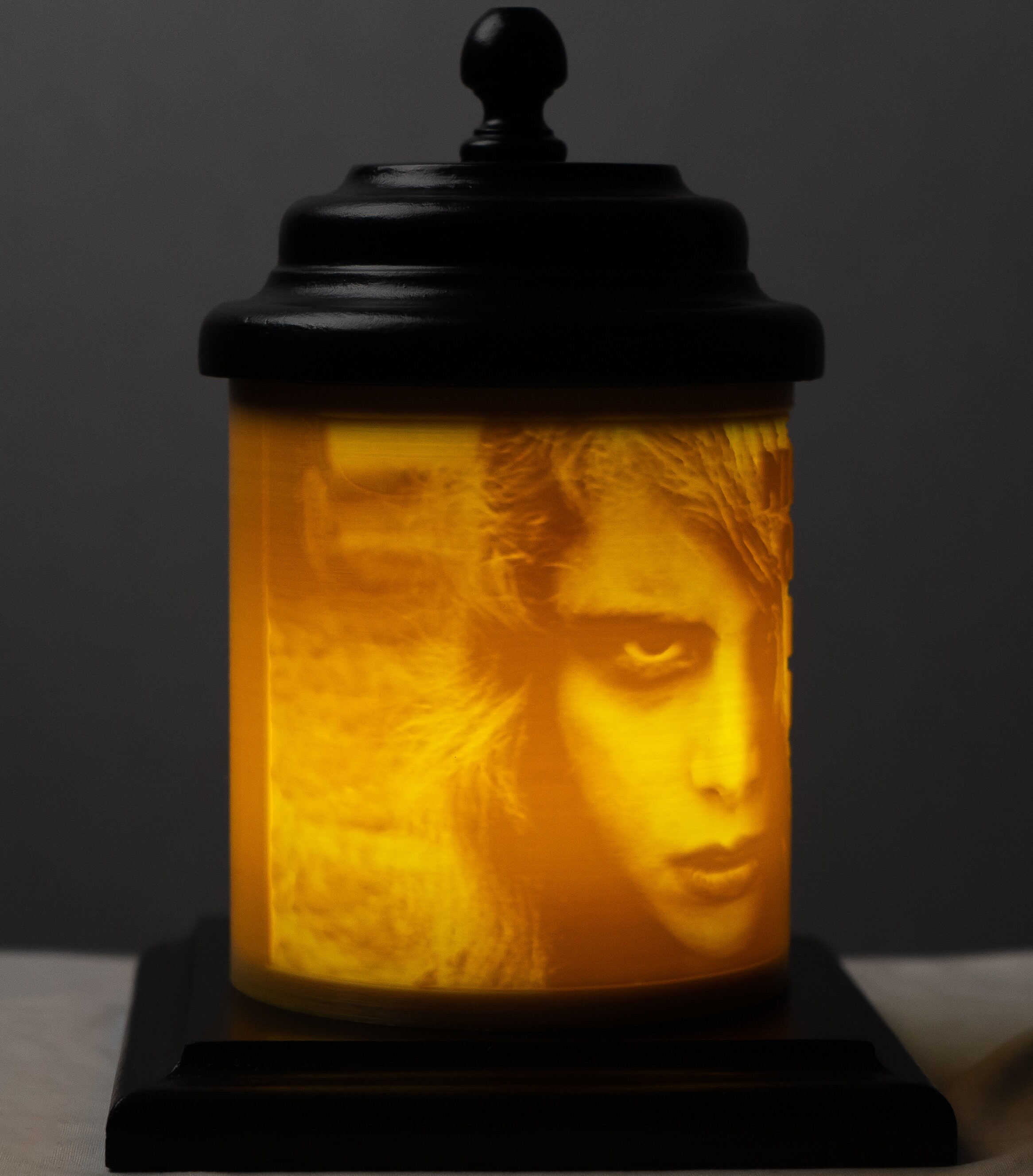 Horror Themed Lamps Night of the Living Dead Wooden Lamp - Etsy