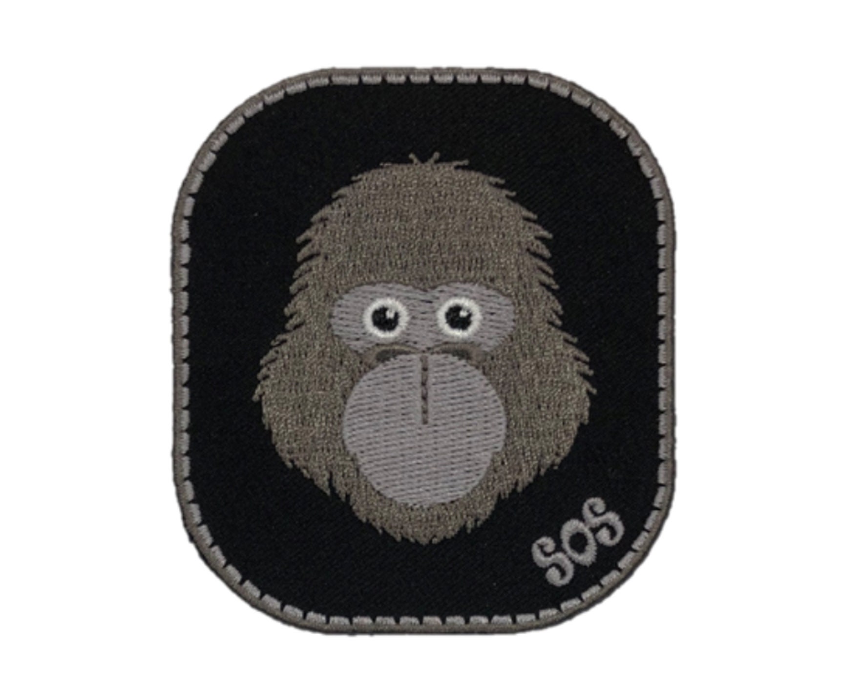 Six SOS Animal Embroidered Patches Lili Lioness Panda Pauline Gorilla ...