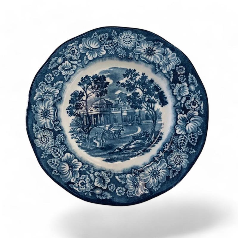 Liberty Blue Plate - Etsy