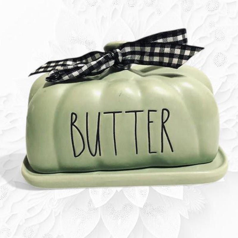 Green Butter Dish - Etsy