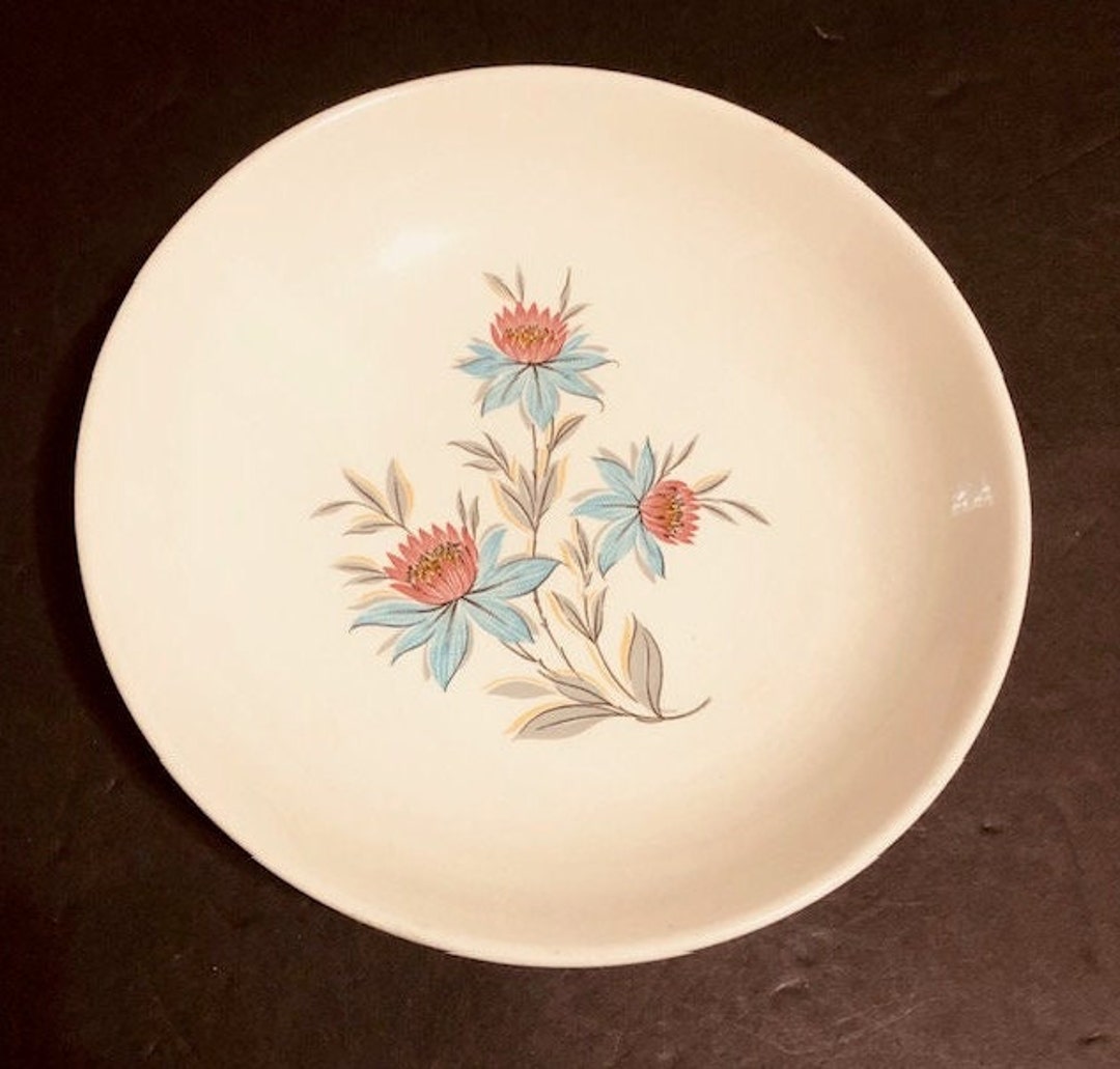 Vintage Steubenville Pottery Soup Bowl Fairlane Pattern Retro MCM ...