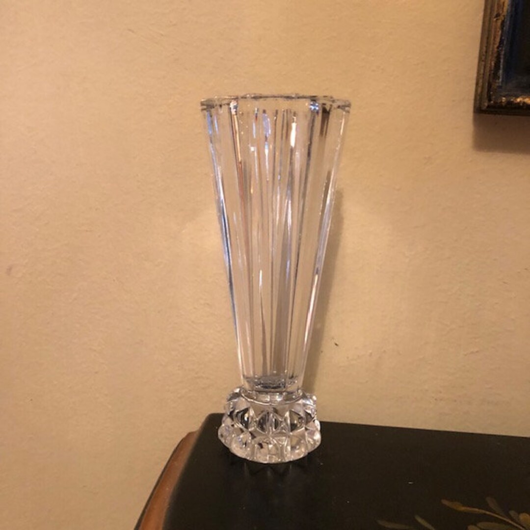 Slender Lead Crystal Glass Vase Free Shipping Home Decor Vase - Etsy