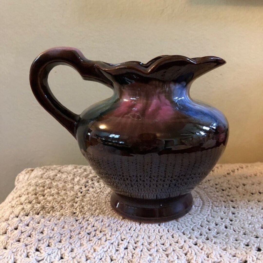 Vintage Tilso Japan Drip Glaze Small Pitcher or Creamer Free - Etsy
