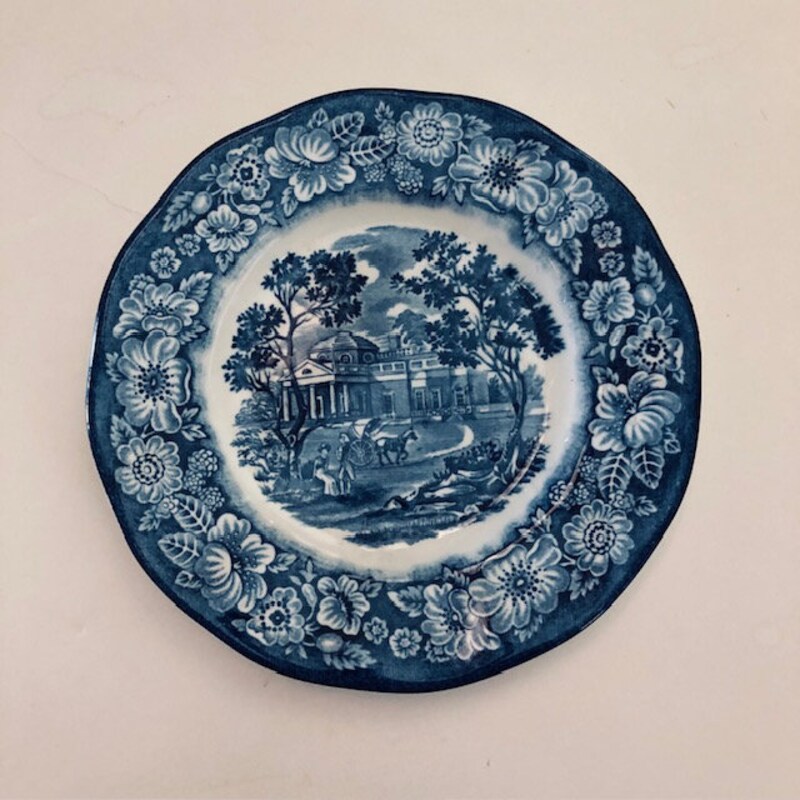 Liberty Blue Plate - Etsy