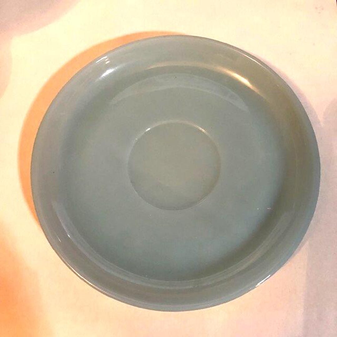 Vintage Fire King Light Blue Tea Cup Saucer Free Shipping Dish ...