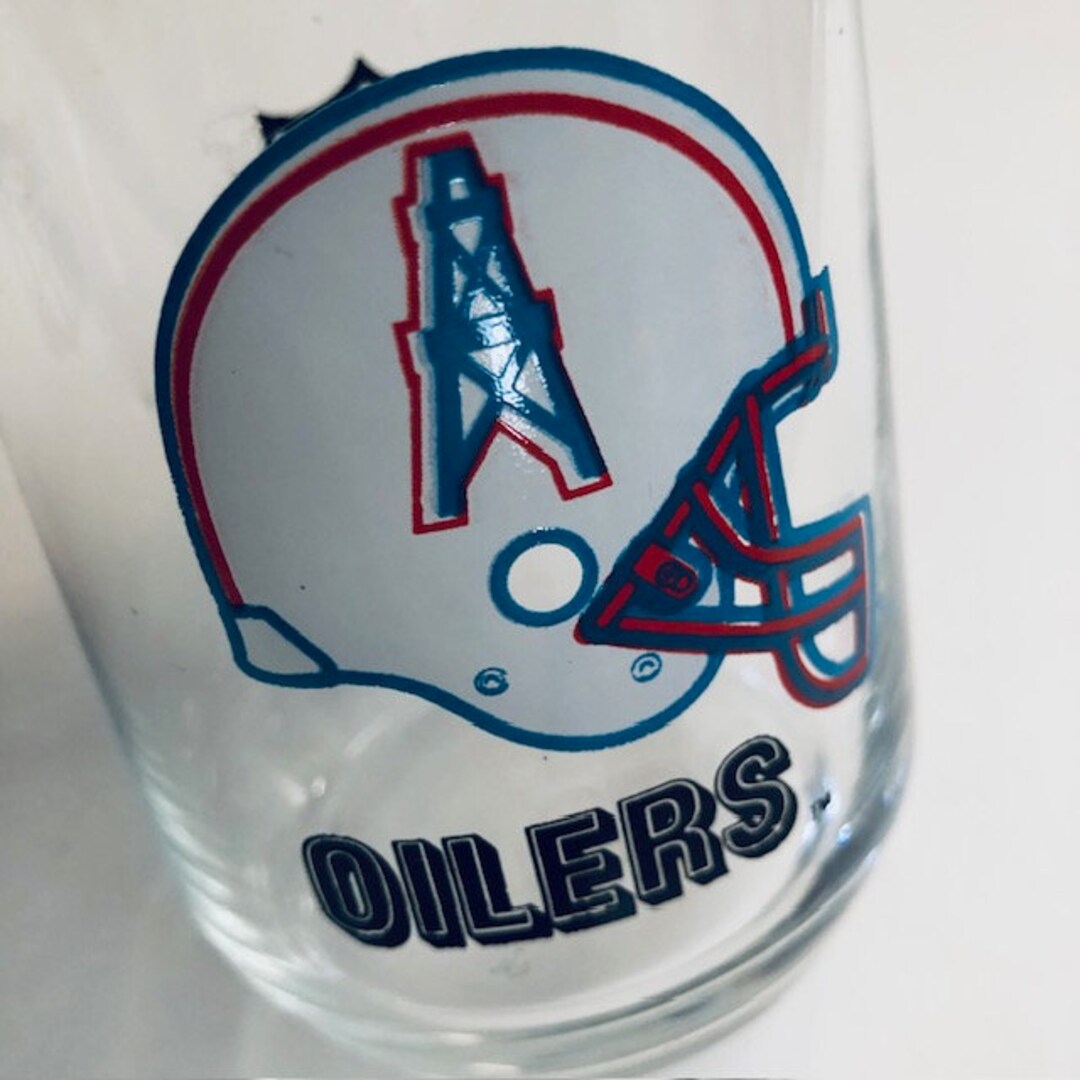Single Vintage NFL Houston Oilers Football Team Drinking Glass Free ...
