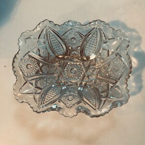 Vintage EAPG Indiana Glass 123 Large Rectangular Fruit Bowl Dish ...