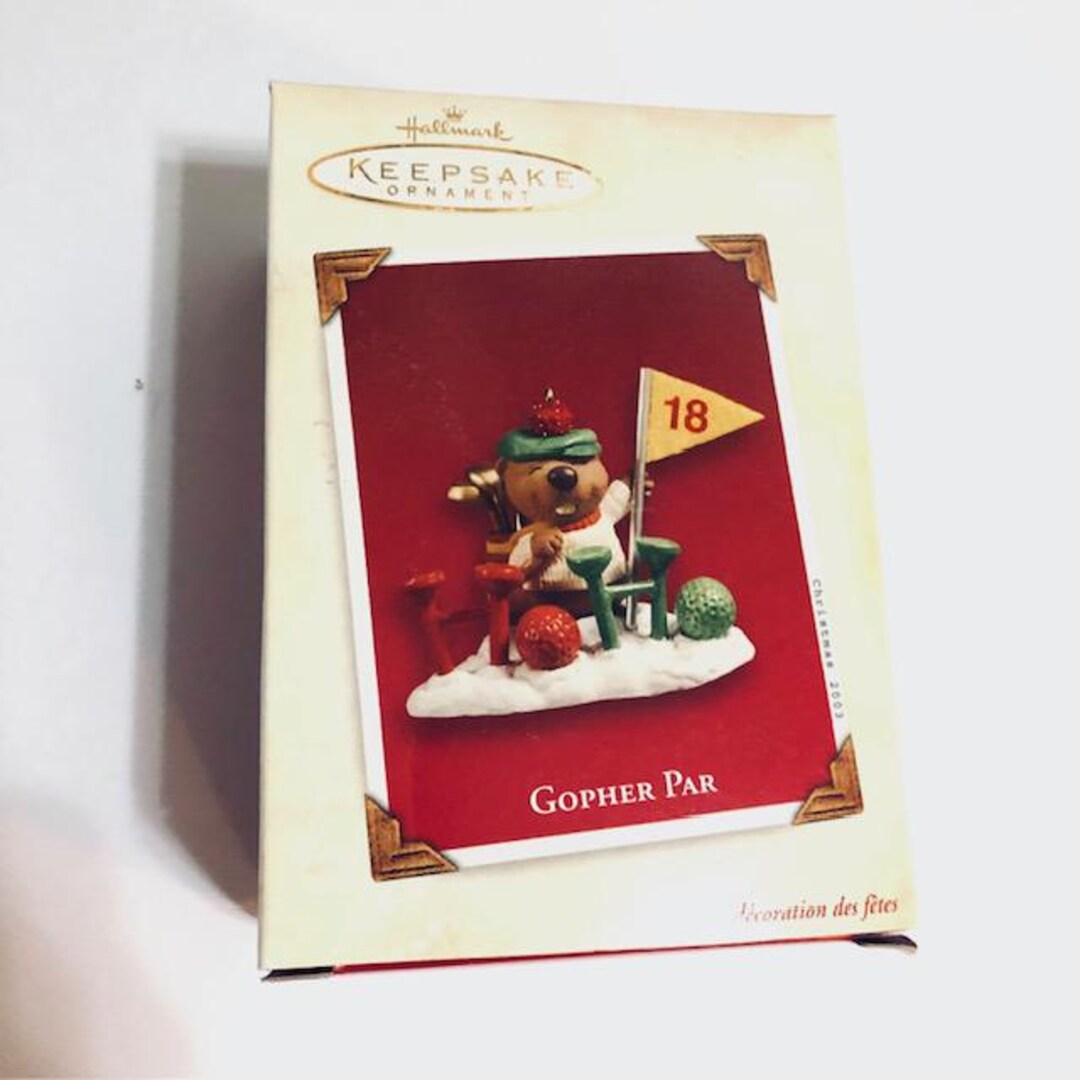 Hallmark Keepsake Gopher Par Golf Vintage 2003 Ornament Golfer Golfing ...