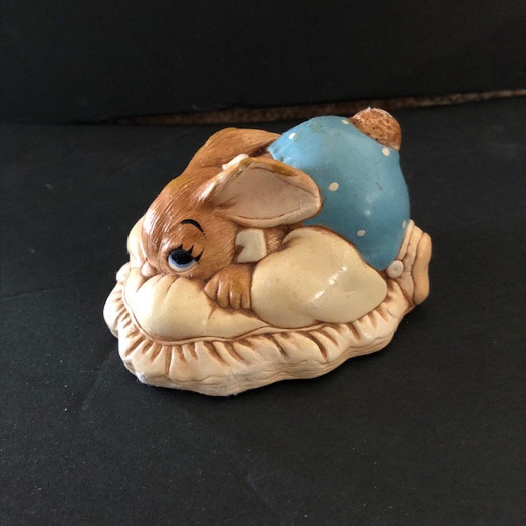 Vintage Pendelfin Rabbit Dodger Hand Painted Sleeping Bunny - Etsy