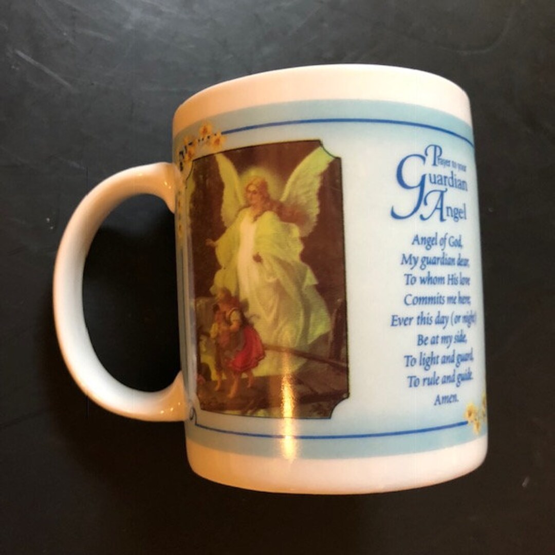 Guardian Angel Coffee Cup Free Shipping - Etsy