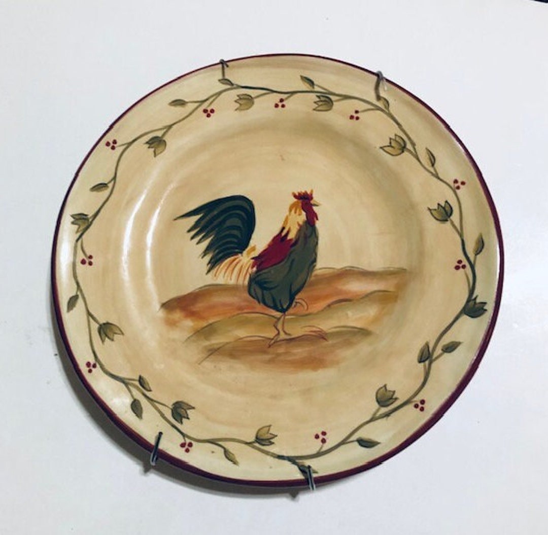 Park Designs Early Risers Rooster Plate 9" Free Shipping Replacement ...