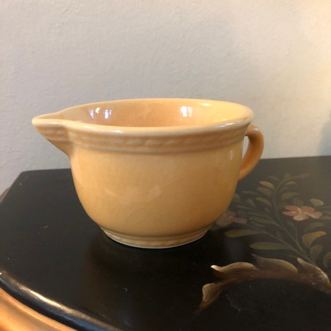 Yellow Creamer Small Pitcher by Tender Heart Teasures Free - Etsy