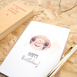 Happy Birthday Puffer Fish Greetings Card - Etsy