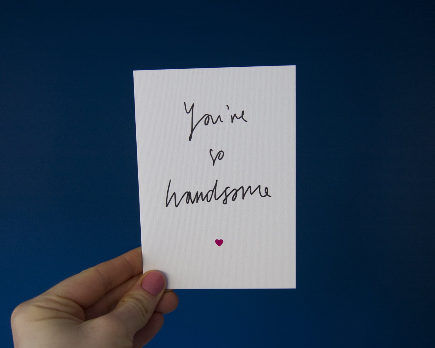 You're so Handsome Love Card // Anniversary Card // - Etsy UK