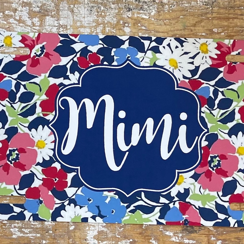 Personalized Mimi Car Tag - Etsy