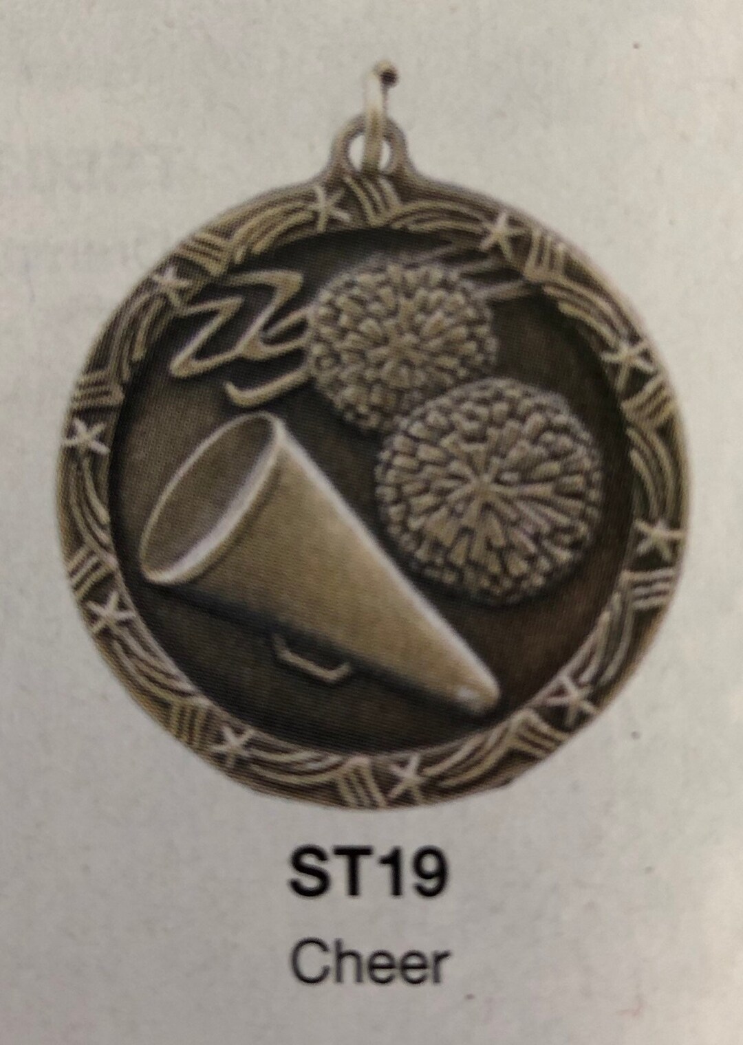 Cheer Trophy Cheerleader Medal Cheer Medallion Sports Award Customize ...