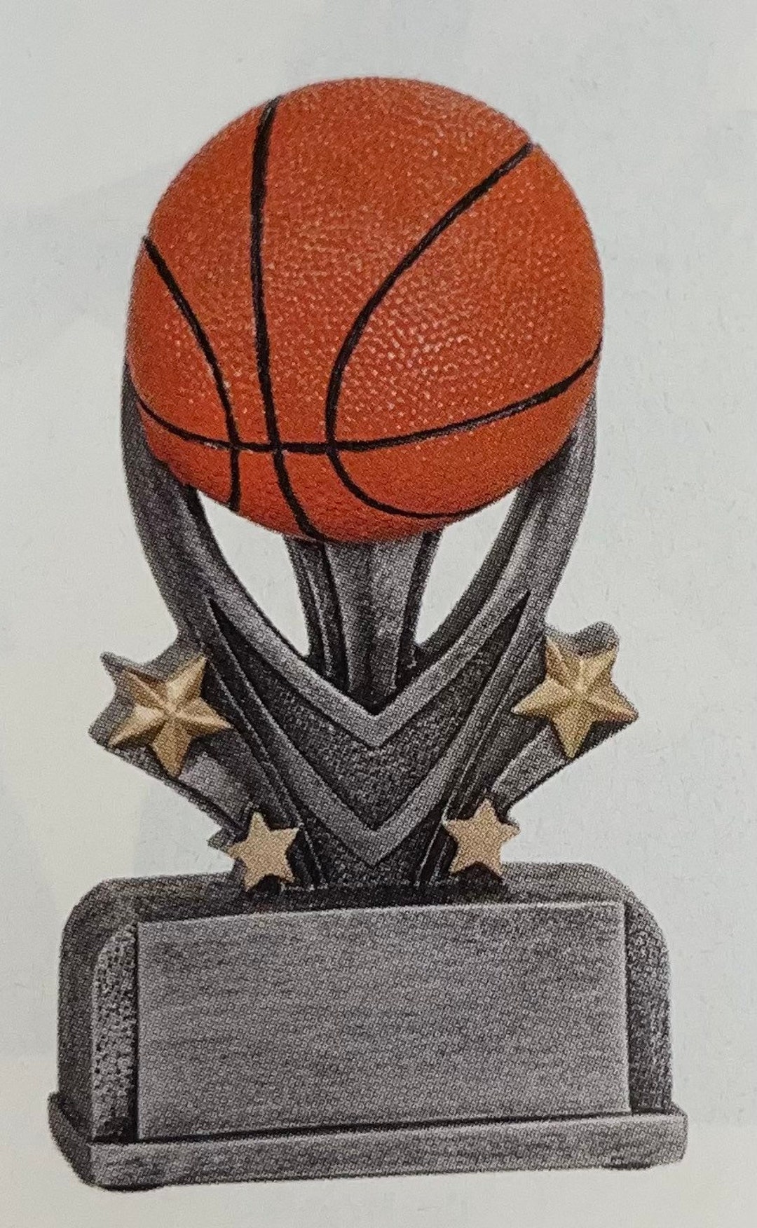 Basketball Trophy Basketball Award Customize It With Your Words - Etsy