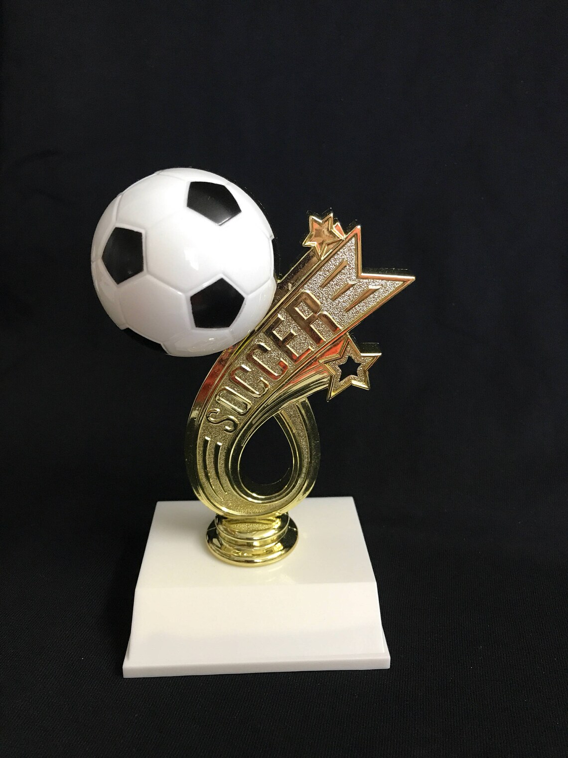 Soccer Trophy Soccer Award Customize It With Your Words - Etsy