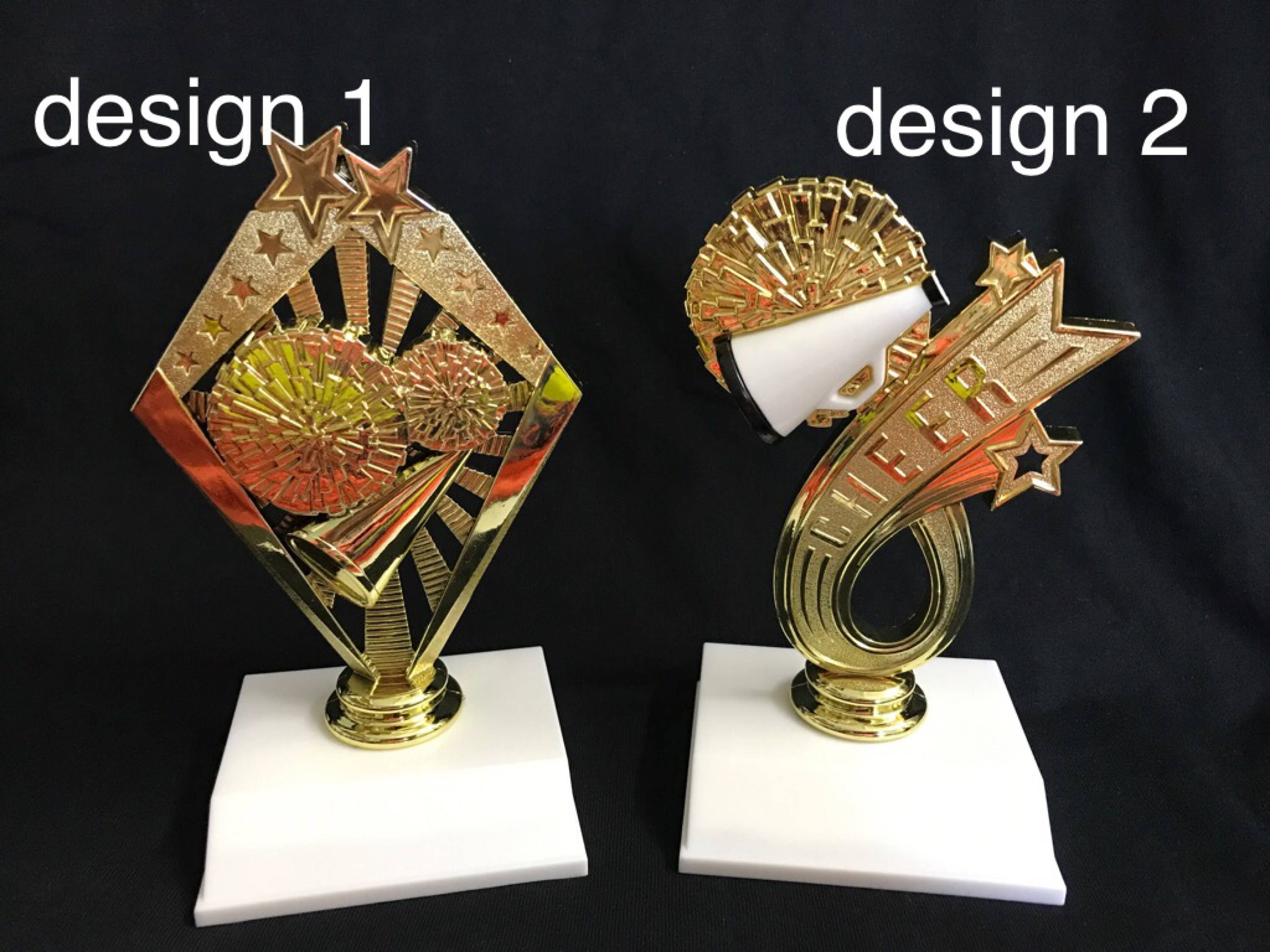 Cheerleader trophy cheerleader award cheer trophy customize it | Etsy