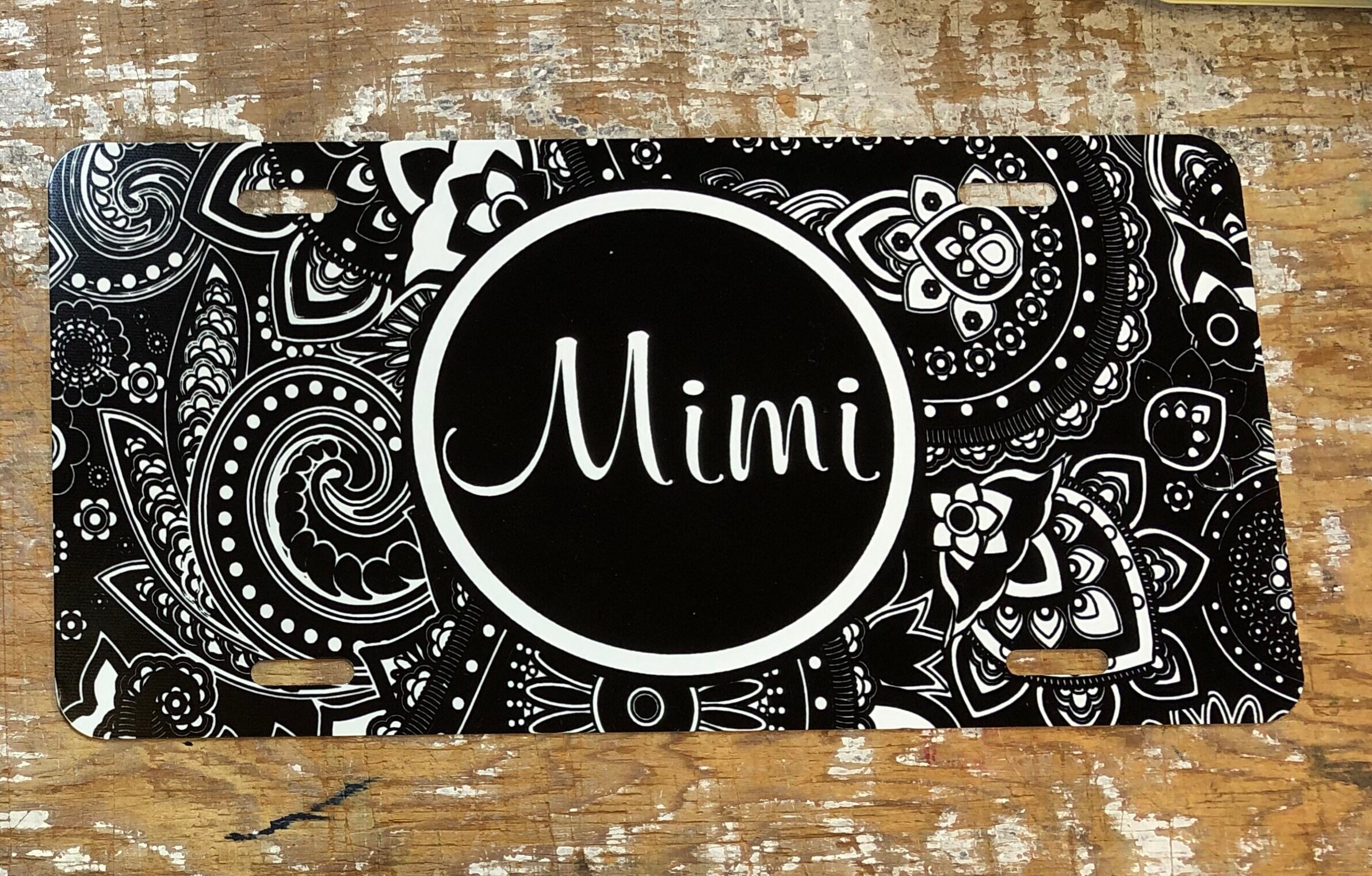 Mimi license plate nana mimi meme granny grammie grandma | Etsy