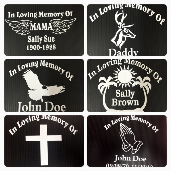 In Loving Memory Car Decal - Etsy
