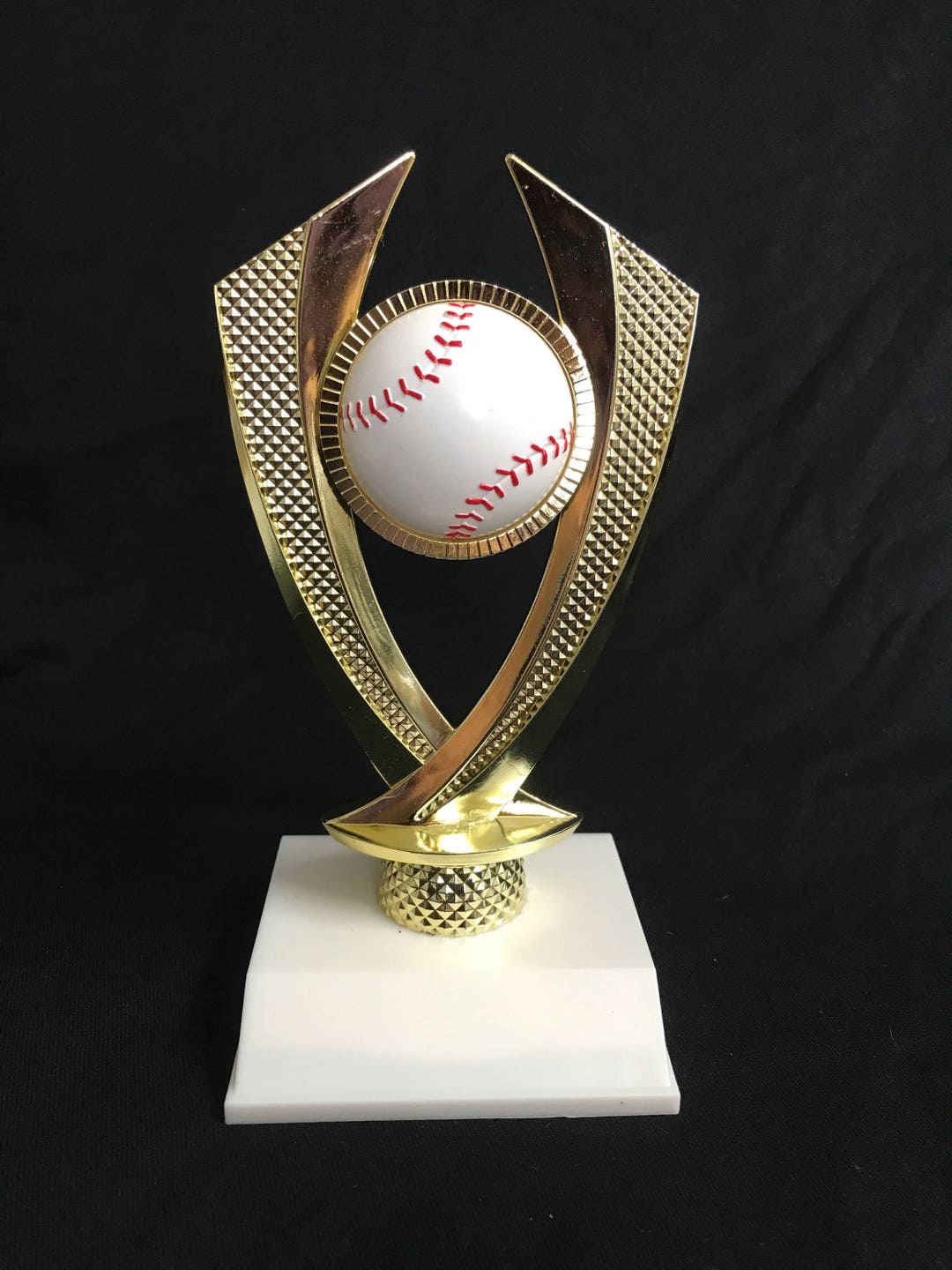 Baseball Trophy Baseball Award Customize It With Your Words - Etsy