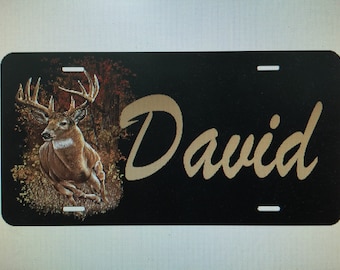 Deer License Plate - Etsy