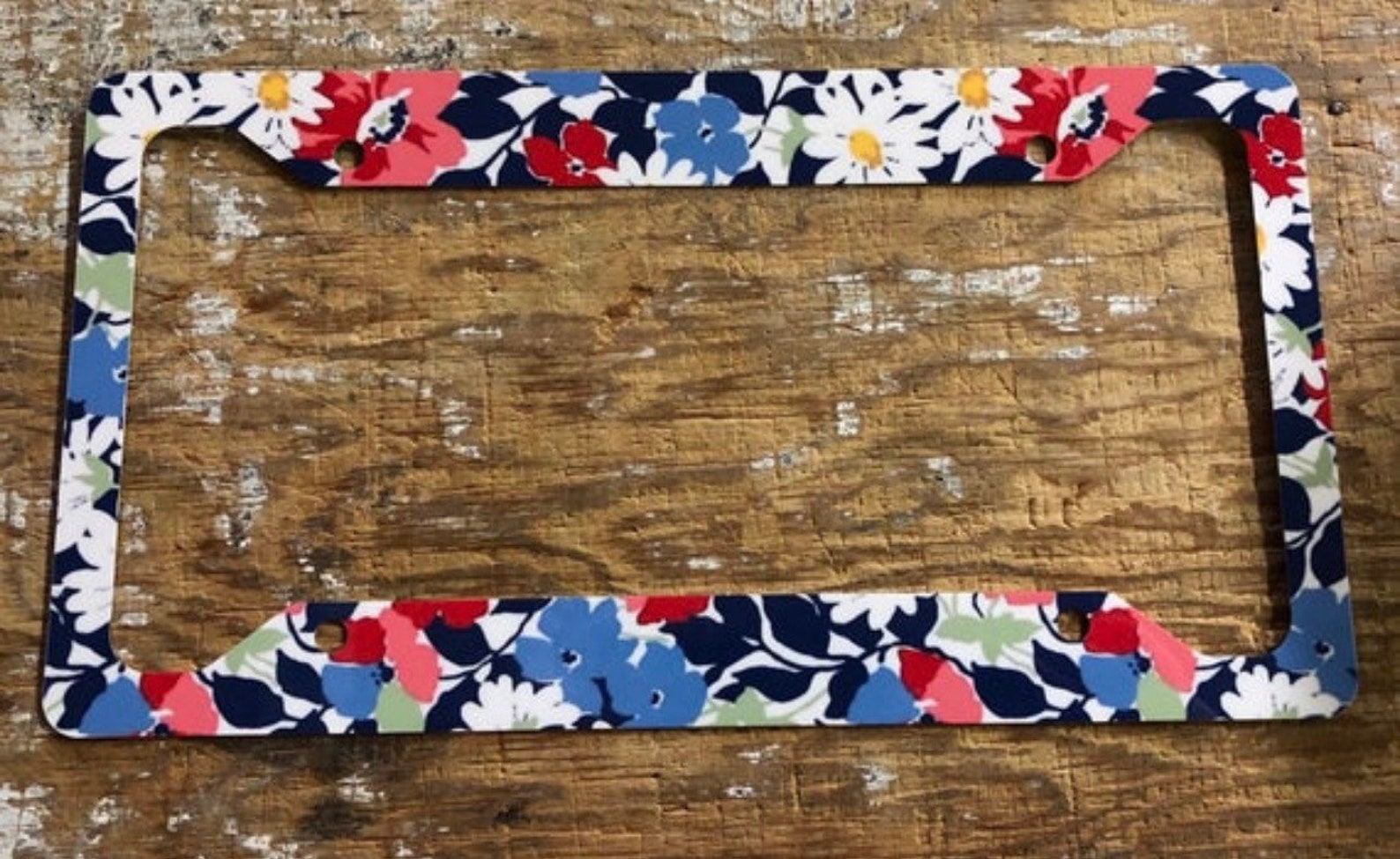 Personalized Mimi Floral License Plate, Any Name Car Tag - Etsy