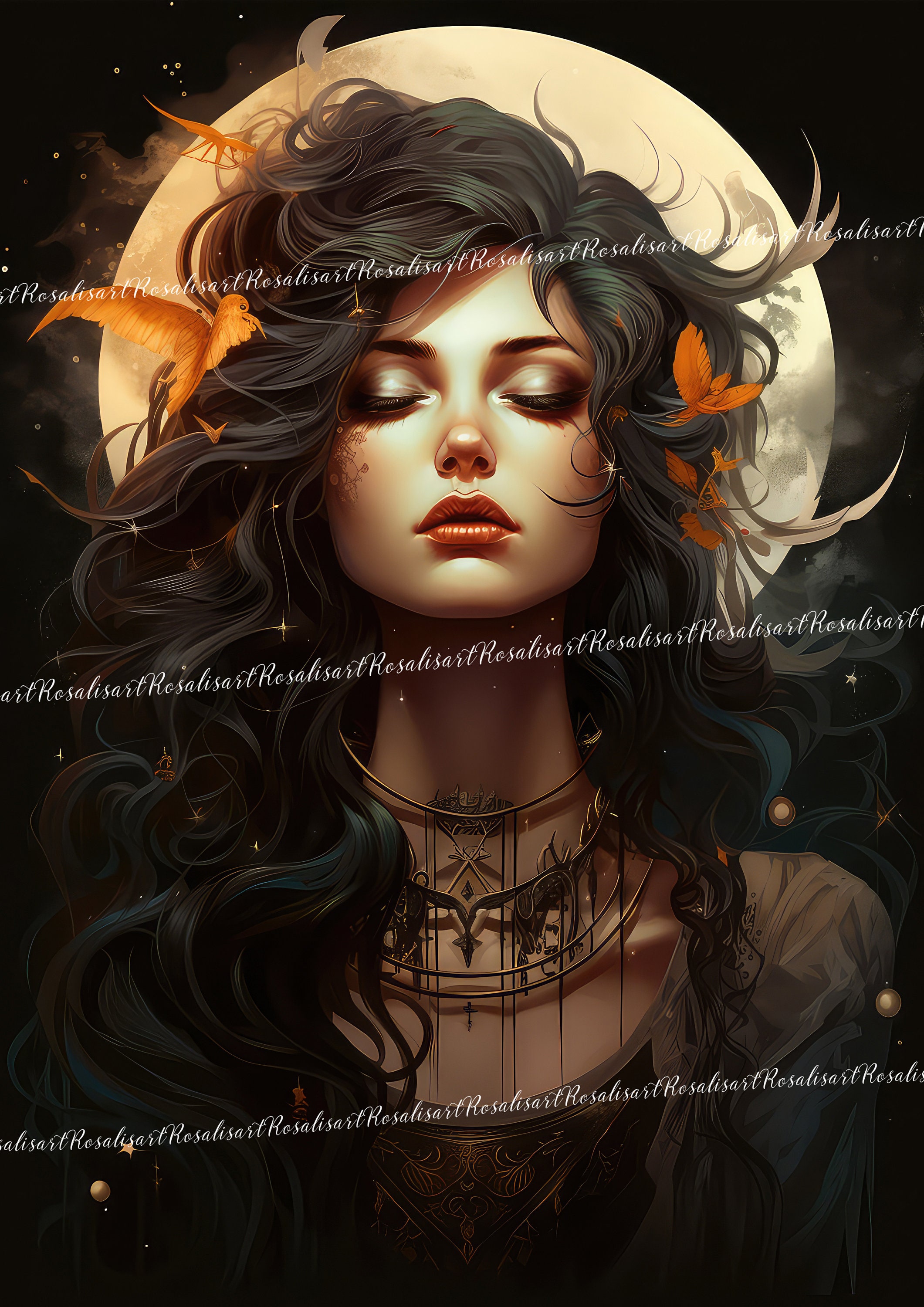 Lilith Jewish Mythology Digital Download Dark Goddess Sumerian Female ...