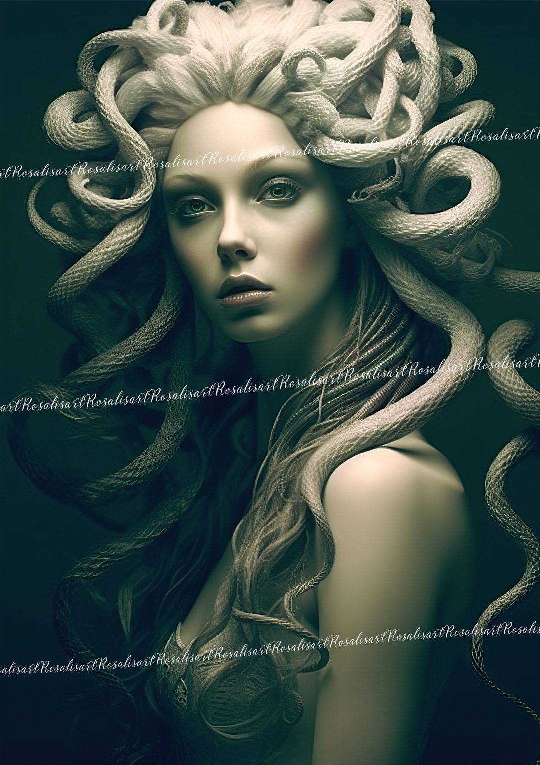 Medusa Greek Mythology Digital Download Greek Goddess Chthonic Female ...