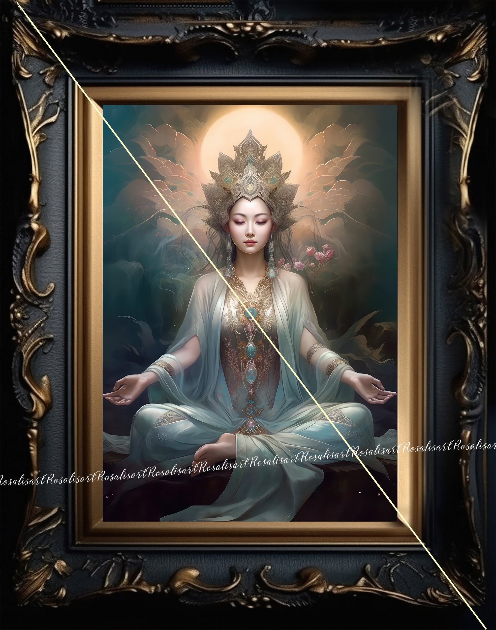 Guanyin Digital Download Quan Yin or Kwan Yin an All-seeing All-hearing ...