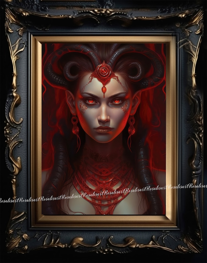 Lilith Jewish Mythology Digital Download Dark Goddess Sumerian Female ...