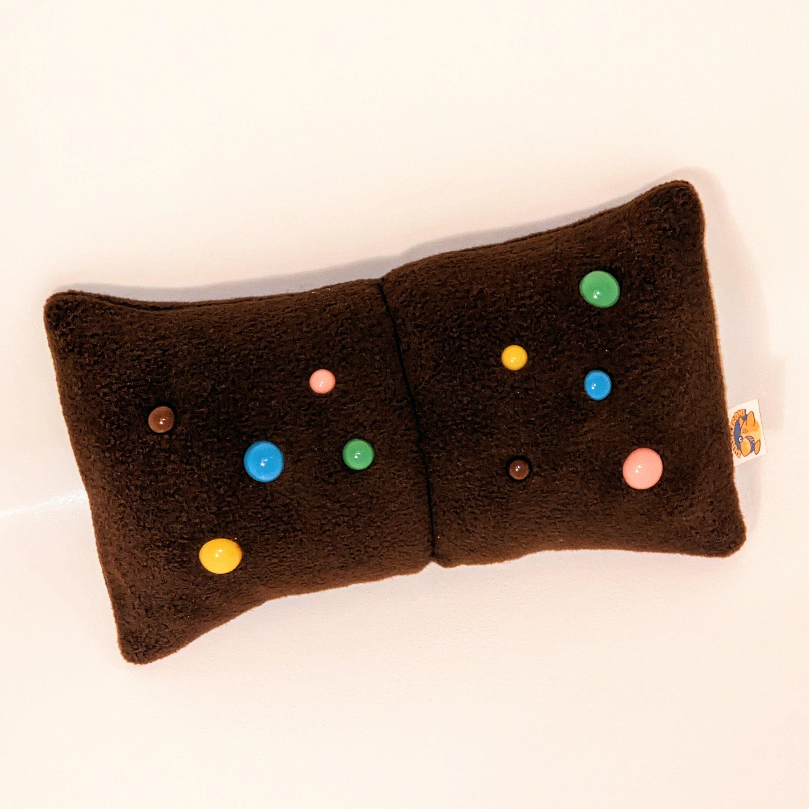 MEGA MUNCH Plush Cosmic Sprinkle Brownie Shape Snack Oversize Plushie ...